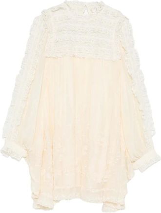 Sea NY Femme, Blouses et Chemises, Beige, Taille: 38 FR Ayda Dress