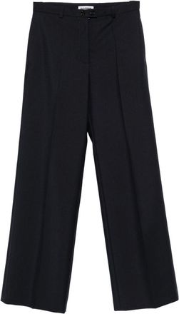 Jil Sander Pantalon droit en laine Jil Sander