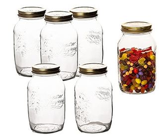 Bormioli Rocco Bormioli Quattro Stagioni Lot de 6 bocaux de conservation 1,50 l