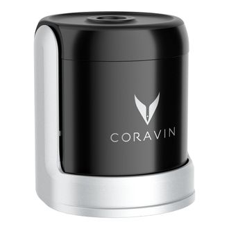 Coravin Sparkling Korken | Gie&szlig;en Sie mehr Champagner ein und halten Sie die Frische Ihres Sektes wochenlang, 2 Packungen, Schwarz