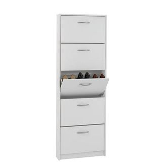 FMD M&ouml;bel FMD furniture Schuhkipper, Spanplatte, Wei&szlig;, ca. 58,5 x 168,3 x 17