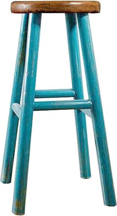 Generic Barhocker aus Massivholz, Schlichtes europ&auml;isches Design, ergonomisches Pedaldesign, 36 x 36 x 75 cm