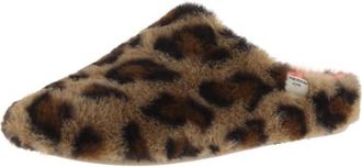 Victoria Pantoufles Norte Fourrure Imprimé Léopard 1081124 pour Femme Beige 36