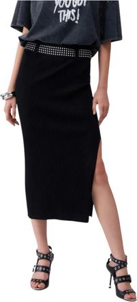 Liu Jo Femme, Jupes, Noir, Taille: 42 FR Faldilla Skirt