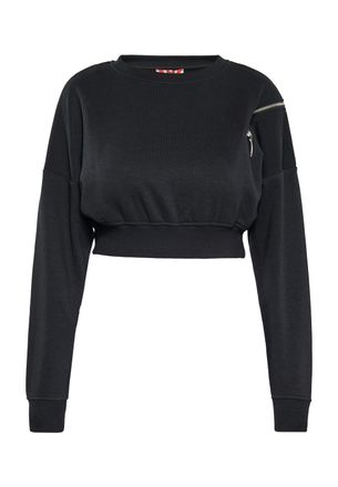 Mymo Sweatshirt Damen schwarz