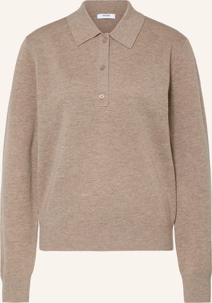 Reiss Reiss Strick-Poloshirt Brooke Aus Merinowolle beige