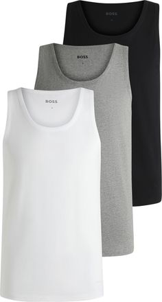BOSS Herren 3p Co Tank Top, New - Open Miscellaneous999, XXL EU