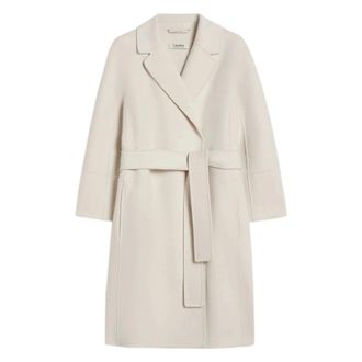 Max Mara Femme, Manteaux, Blanc, Taille: 36 FR Arona Coat