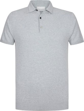 Profuomo Softes Strick-Poloshirt mit Tencel und Seide in