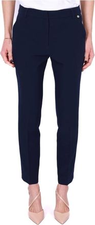 Liu Jo Femme, Pantalons, Bleu, Taille: 38 FR Pantalon Slim-fit