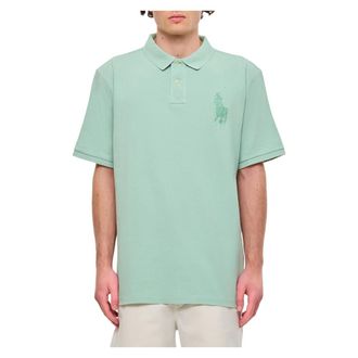 Polo Ralph Lauren Homme, Tops, Vert, Taille: S Polo Iconique en Maille
