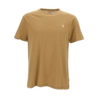 Polo Ralph Lauren Homme, Tops, Beige, Taille: XL T-shirt Coupe Personnalis&eacute;e