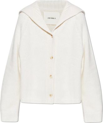 Lisa Yang Femme, Pulls, Beige, Taille: 40 FR Mora Cardigan