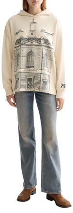 Scotch & Soda Damen-Kapuzen-Sweatshirt, Sandshell U296, L