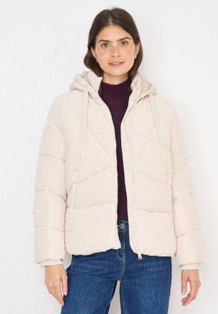 Cecil Steppjacke mit Kapuze mit Tunnelzugband