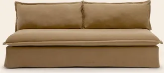Madura Banquette Salvina Barbate brun chaud - MARRON