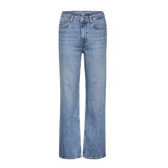 MY ESSENTIAL WARDROBE Femme, Jeans, Bleu, Taille: 34 FR L30 Jean Bleu Moyen Large Y