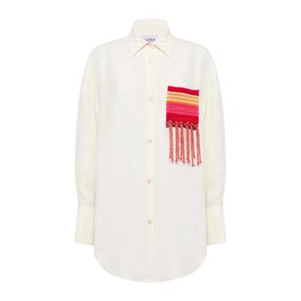Laneus Shirt - - Blouses & Shirts - Damen - Beige - M