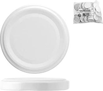 hOme Home 4181870 Twist-Off-Kapsel, 70 mm, 50 Stück, 18/10 Steel