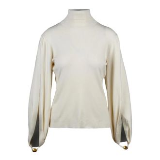 Chlo&eacute; Ciclista Rollkragenpullover - - Knitwear - Damen - Wei&szlig; - M