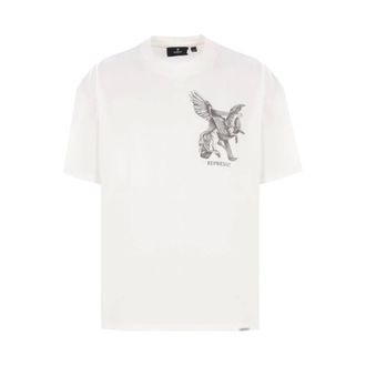 Represent Represent, Homme, Tops, Blanc, Taille: XL T-shirt col rond blanc