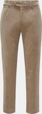 04651/ Herren - Cord-Jogpants Smart Pants Cord beige