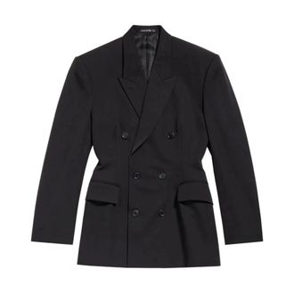 Balenciaga Cinched Blazer - - Jackets - Damen - Schwarzk - S