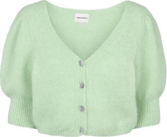 Americandreams Americandreams, Femme, Pulls, Vert, Taille: 42 FR Manda Alpaca Cardigan