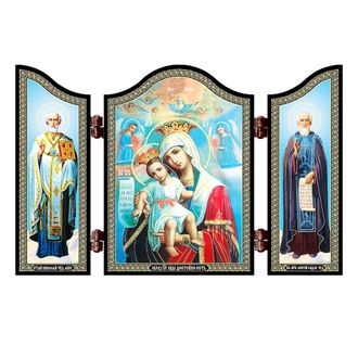 NKlaus 1408 Gottesmutter W&uuml;rdig ist christliche Ikone Dostojno Est Bogorodicy