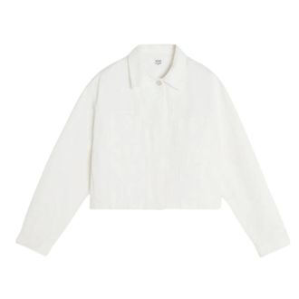 Maison Kitsun&eacute; Femme, Vestes, Beige, Taille: 36 FR Spread Collar Button Jacket