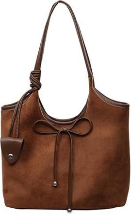 Generic Kexpery PU Leather Sac &agrave; Main Femme avec Noeud Papillon Sacoche &Eacute;paule Mode pour Travail Shopping Voyage Quotidien