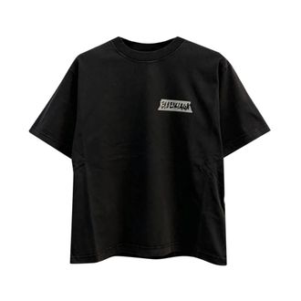 Balenciaga Masking Tape T-Shirt - - Tops - Damen - Schwarzk - M