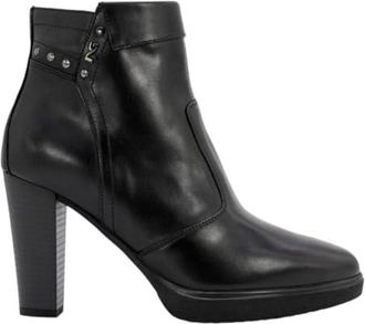 Nero Giardini I411210D Bottines en cuir pour femme, Noir, 36 EU