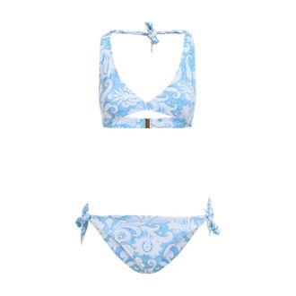 Etro Femme, Maillots de bain, Bleu, Taille: 36 FR Bikini Paisley Floral