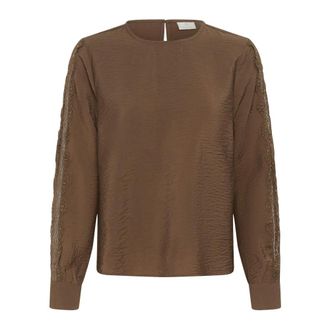 Kaffe Blouse - Femme - Blouses et Chemises - Brun - Taille: 42 FR