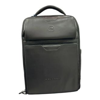 Piquadro unisex, Sacs, Vert, Taille: ONE Size Sac &agrave; dos de voyage pour ordinateur portable 14