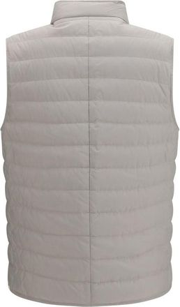 Brunello Cucinelli Mens White Polyester Sleeveless Jacket Clothing