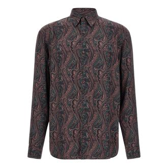 Dries Van Noten Homme, Chemises, Multicolore, Taille: L Caper Shirt