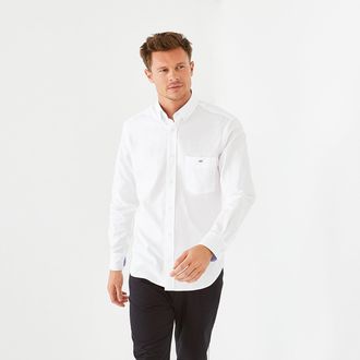 Eden Park Chemise Blanche Unie En Coton Old Ref Pp