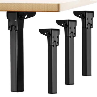 Generic Klappbare Tischbeine: 4-teiliges Schreibtischzubeh&ouml;r, Halterung aus robustem Stahl, robuster Rahmen, tragbarer M&ouml;belst&auml;nder mit Verriegelungsmechanism