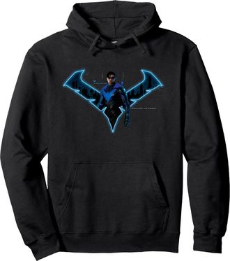 Batman Gotham Knights Nightwing Knight Symbol Pullover Hoodie