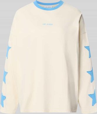 Oh April Longsleeve mit Label-Print Modell Venetia