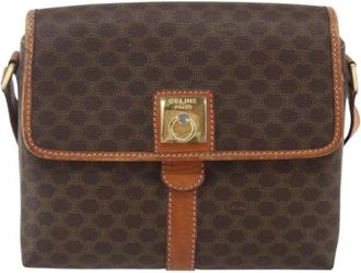 Celine Pre-owned Vintage macadam shoulder bag - Femme - Pre-owned - Brun - Taille: ONE Size