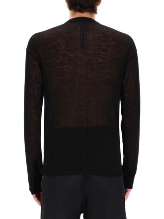 Rick Owens Penta Sheer Pull Sweater - Black
