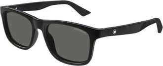 Montblanc Montblanc, Homme, Accessoires, Noir, Taille: 55 MM Mb0432S Lunettes de soleil