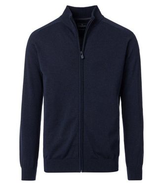 Casamoda Strickjacke Strickjacke mit Stehkragen und Rei&szlig;verschluss