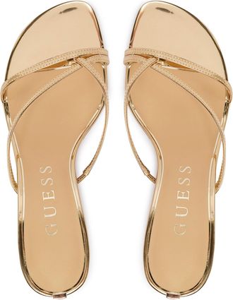 Guess Zehentrenner Guess FLJGZY LEL03 Goldfarben