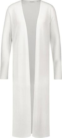Gerry Weber Femme, Pulls, Blanc, Taille: 46 FR Cardigan long semi-transparent