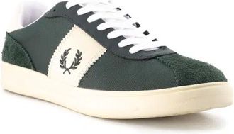 Fred Perry Herren Sneaker gr&uuml;n Nubuk-/Veloursleder