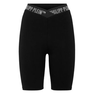 Philipp Plein Super High Waist Shorts Stones TM - - Shorts - Damen - Schwarzk - XL